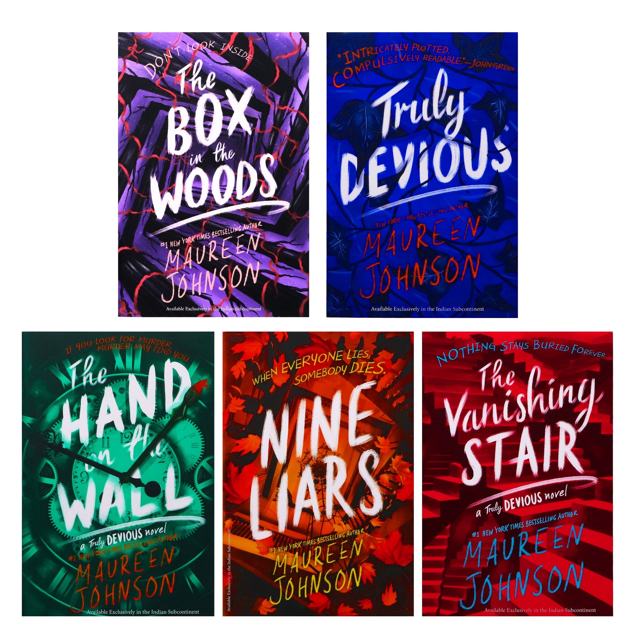 Truly Devious Series by Maureen Johnson Complete 5 Books Collection Se ...