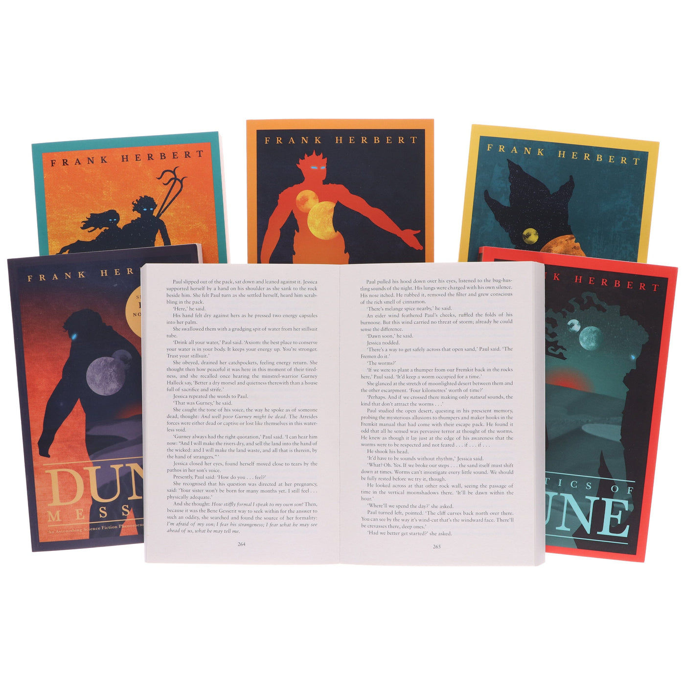 Dune Series By Frank Herbert 6 Books Collection Set - Fiction - Paperb ...