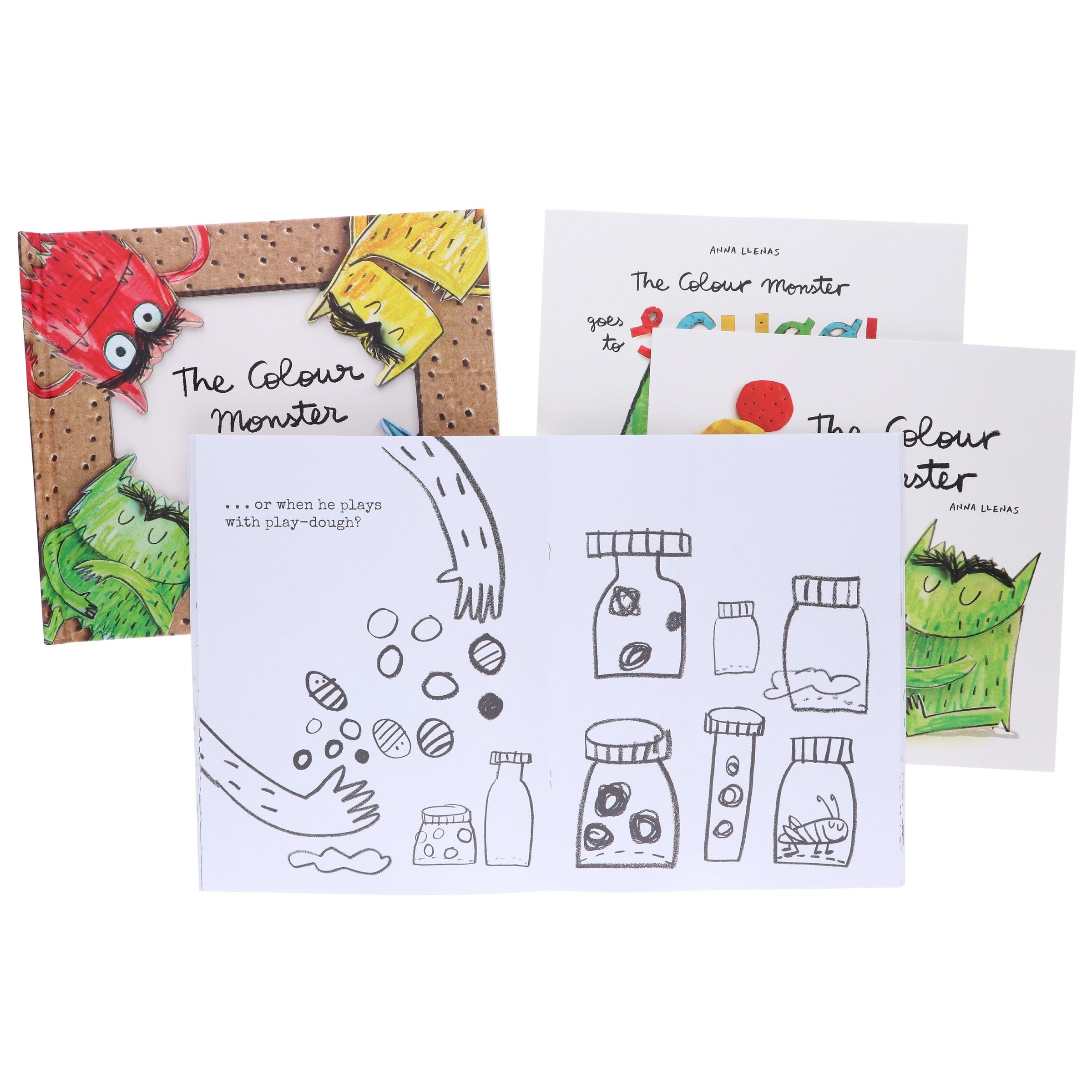 The Colour Monster by Anna Llenas: 4 Books Collection Set - Ages 2-4 ...