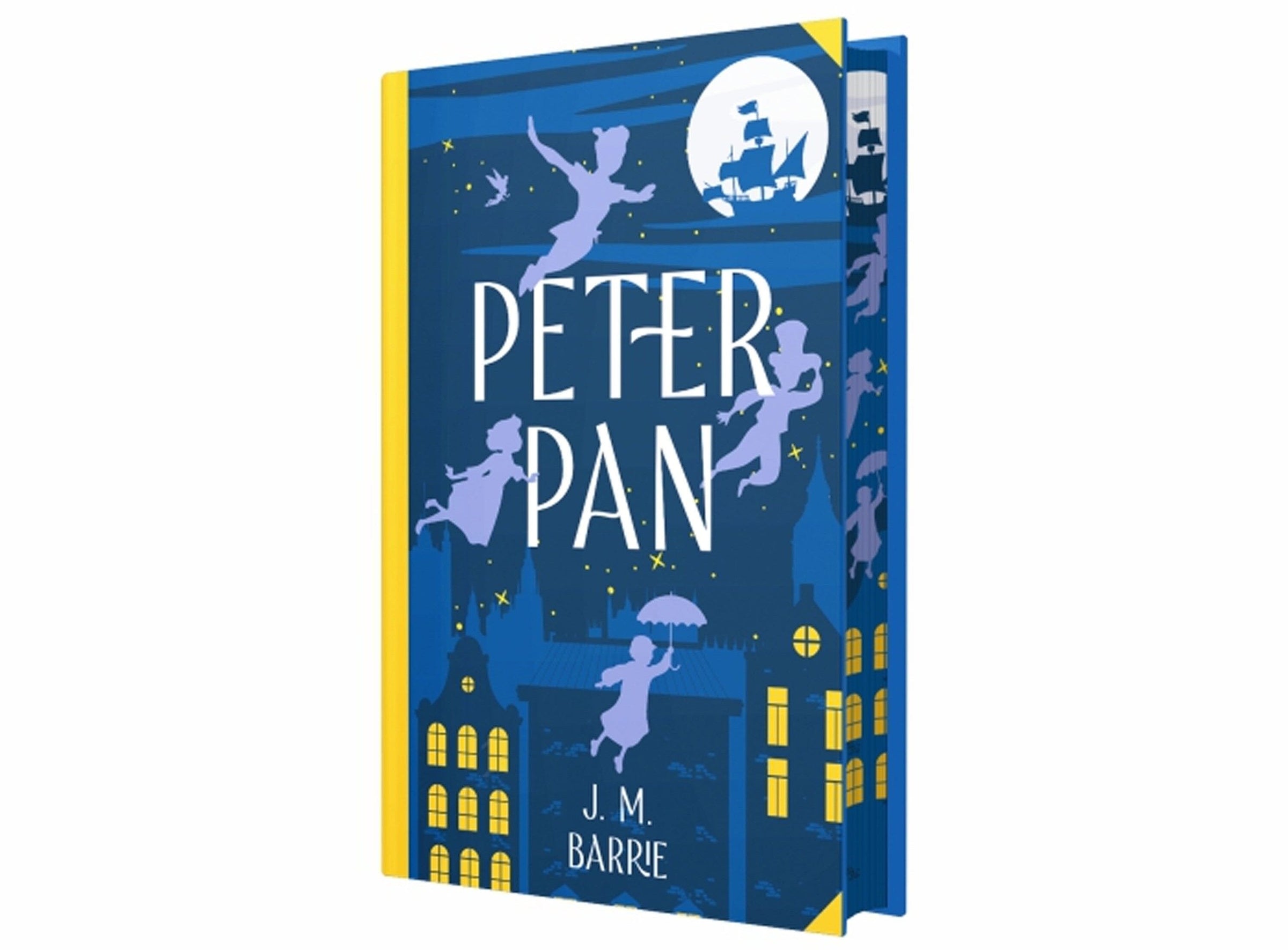 Peter Pan by J. M. Barrie - Fiction - Sprayed Edges Hardback — Books2Door