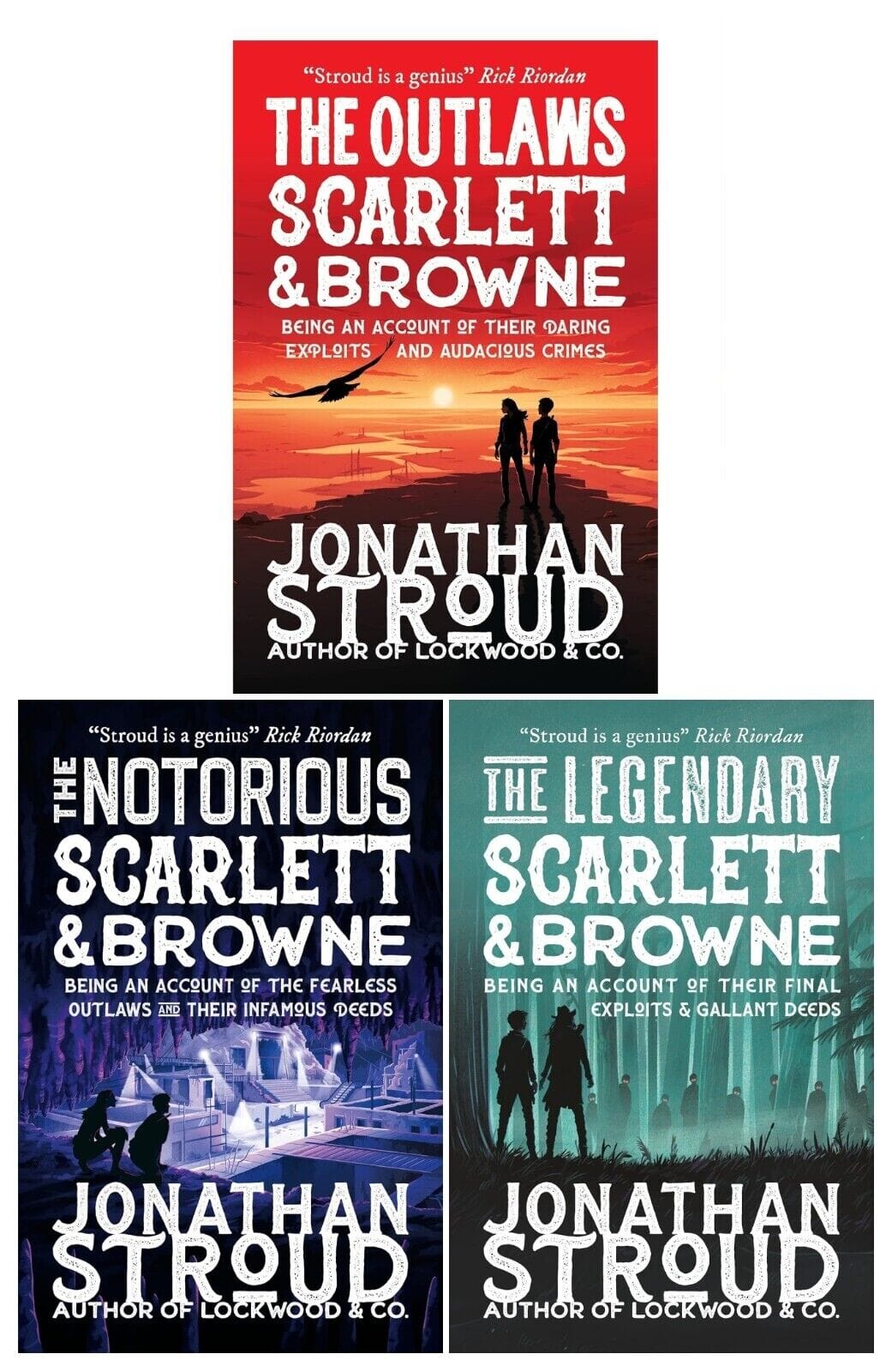 Scarlett and Browne Series by Jonathan Stroud: 3 Books Collection Set ...