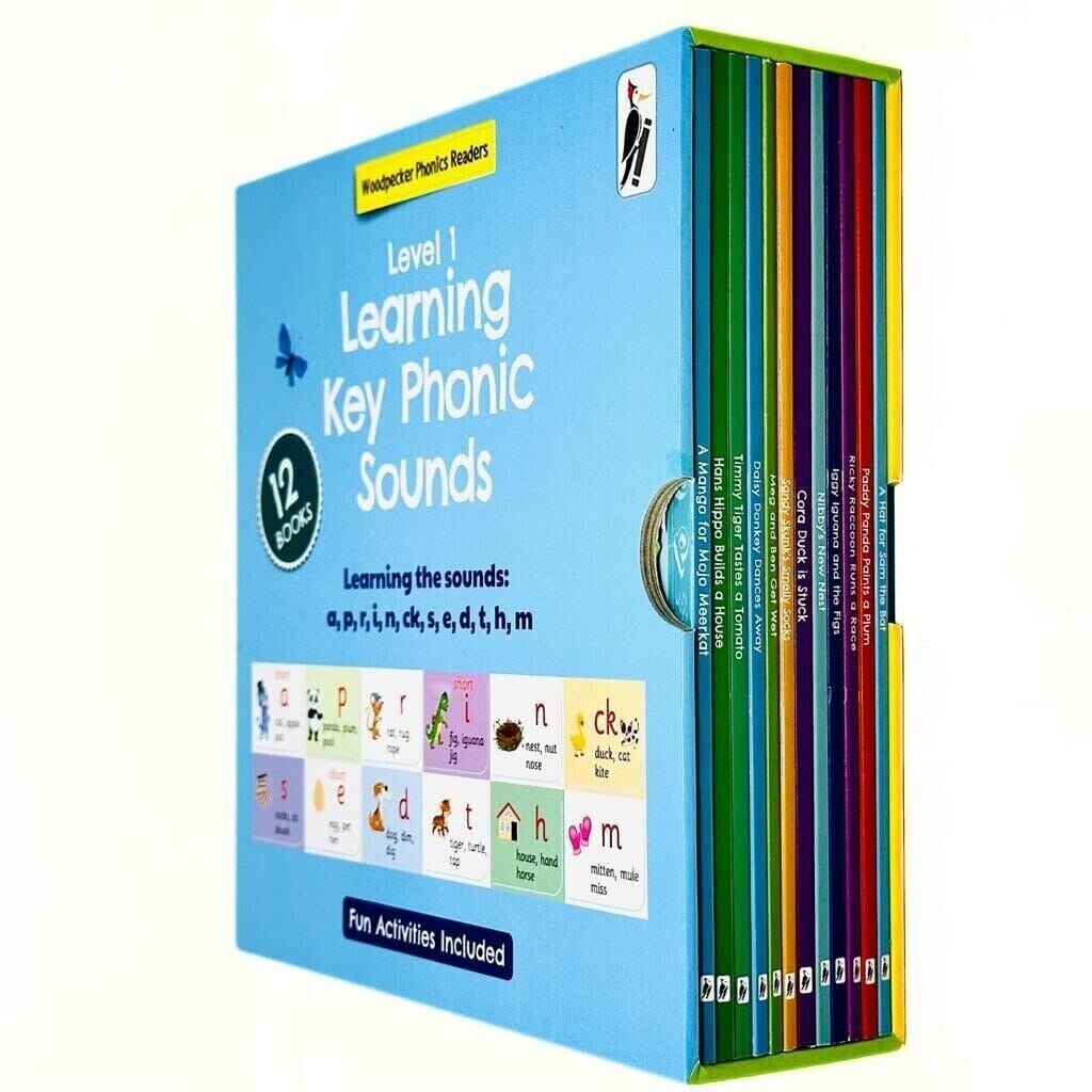 My First Phonic Sounds (Level 1) with Included Fun Activities 12 Books ...