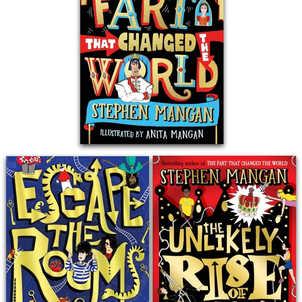 Stephen Mangan 3 Books Collection Set - Ages 8-12 - Paperback — Books2Door