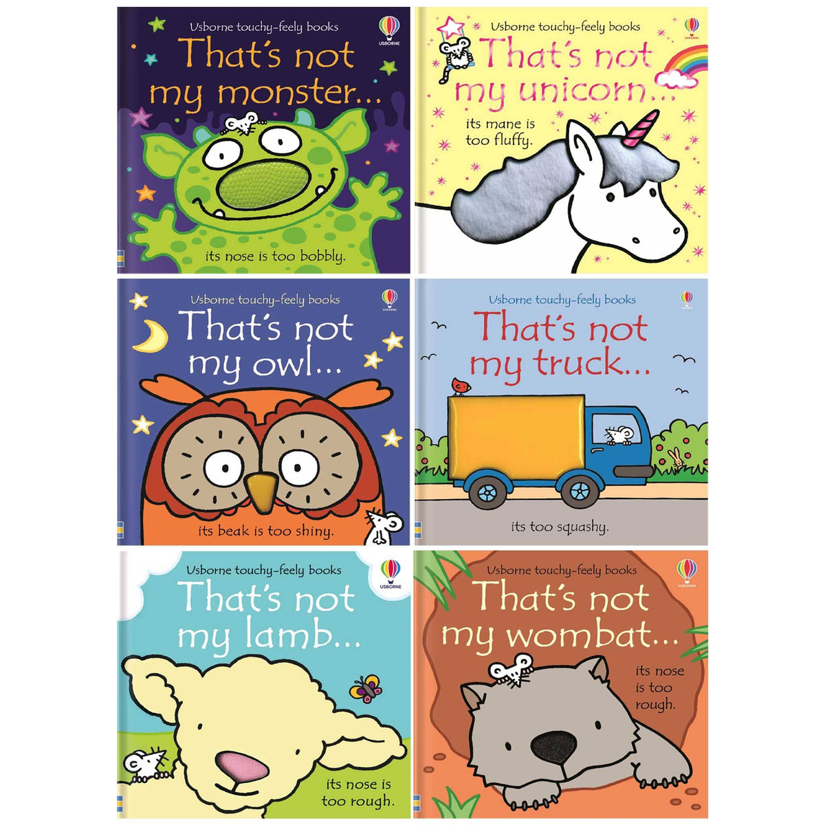 That's Not My Series By Fiona Watt: Illustrated 6 Books Collection set ...