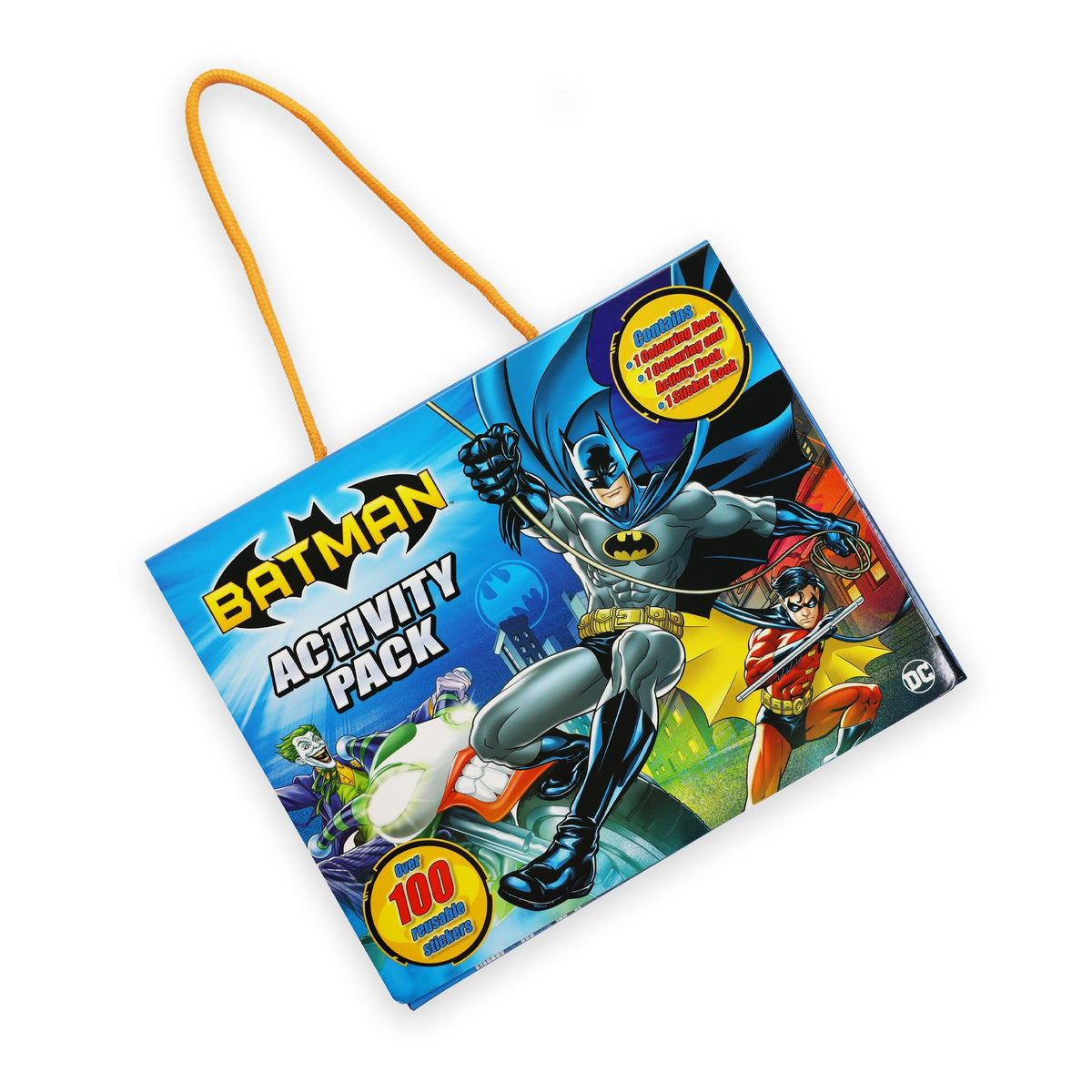 Batman Activity Pack Colouring Books & Stickers 3 Books Collection Set ...