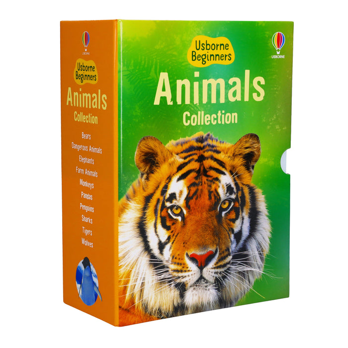 Usborne Beginners Animals Series 10 Books Collection Box Set - Ages 4 ...