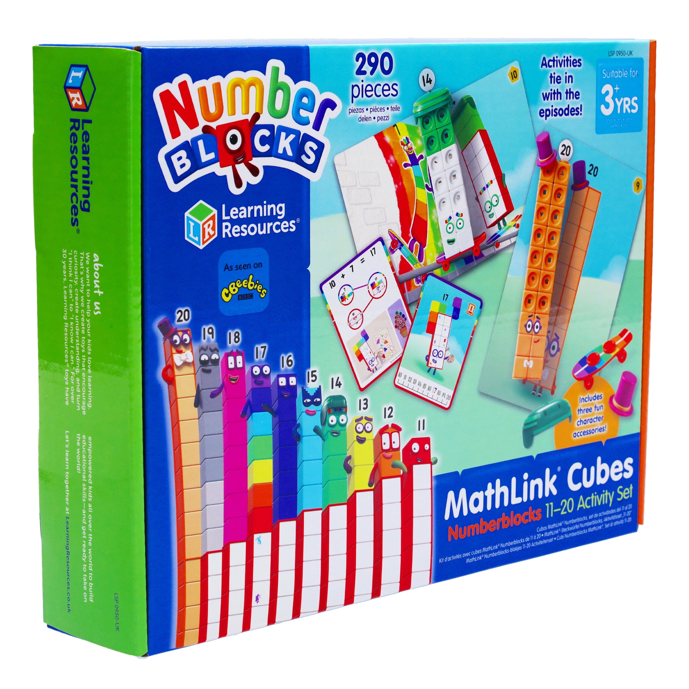 MathLink Cubes Numberblocks 11-20 Activity Set by Learning Resources - — Books2Door
