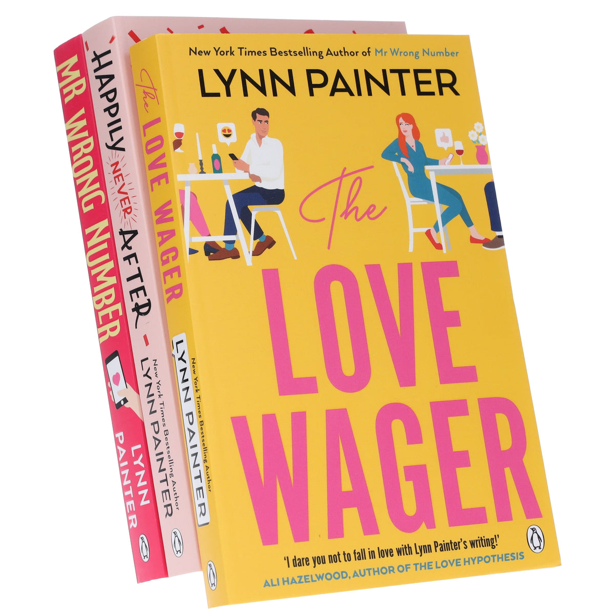 Lynn Painter Collection (Mr Wrong Number, The Love Wager & Happily Nev ...