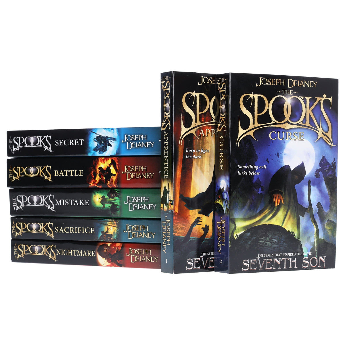 Spooks Wardstone Chronicles By Joseph Delaney 1-7 Books - Age 9+ - Pap ...