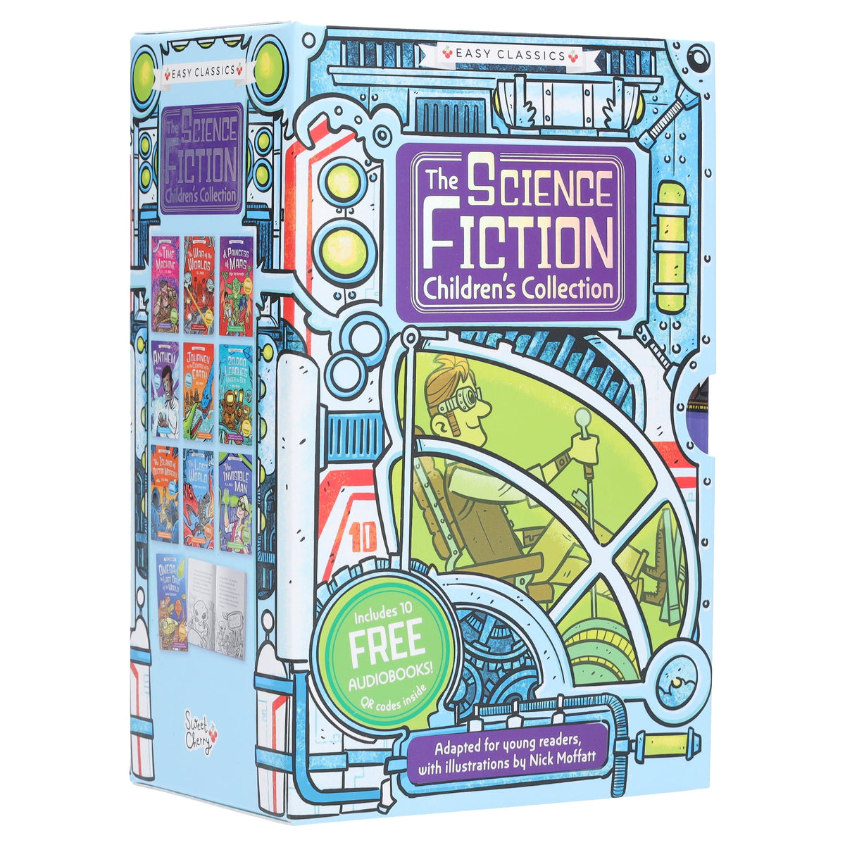 The Science Fiction Children's Classics Collection Illustrated 10 Book ...