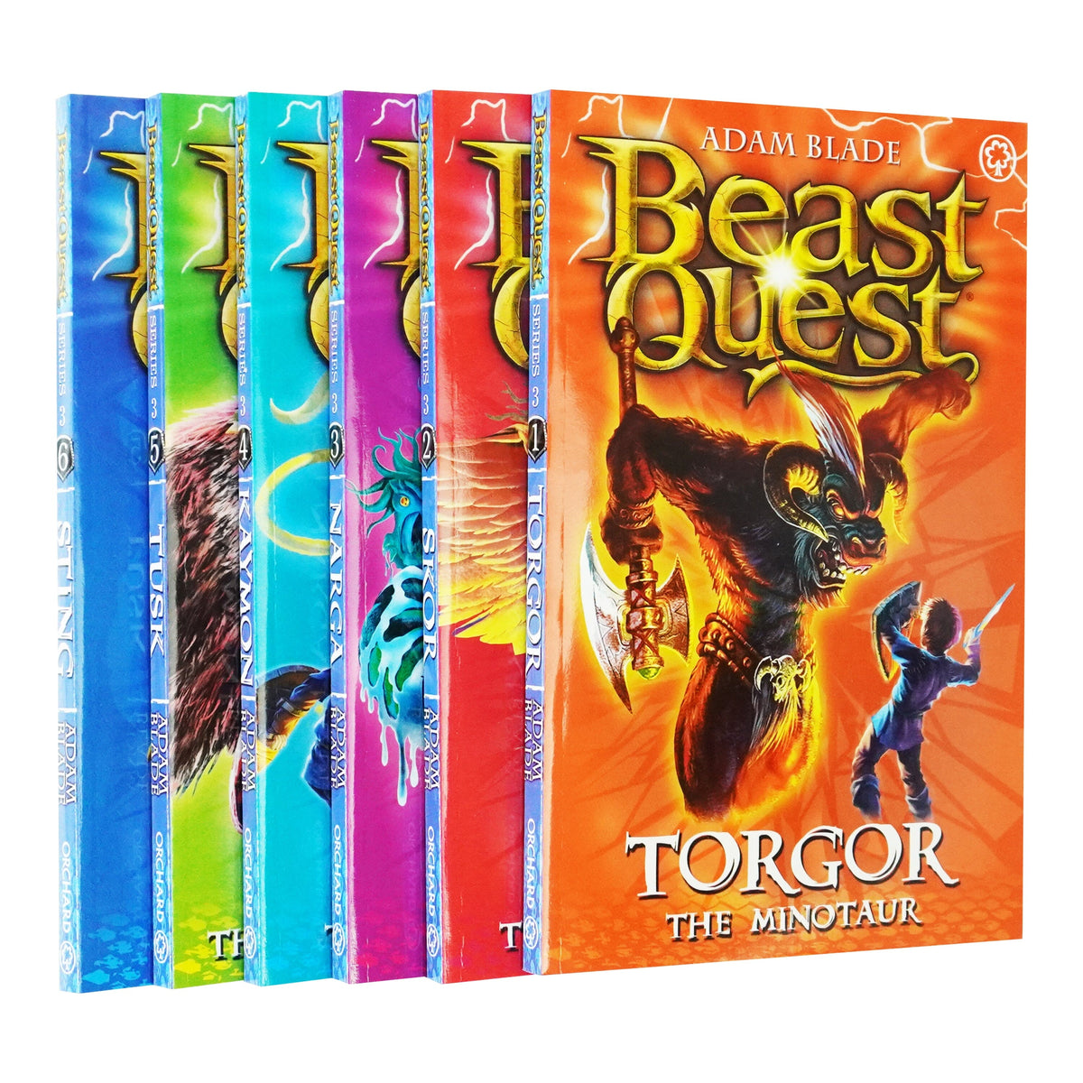 Beast Quest Series 3 by Adam Blade: 6 Books - Ages 7-9 - Paperback ...