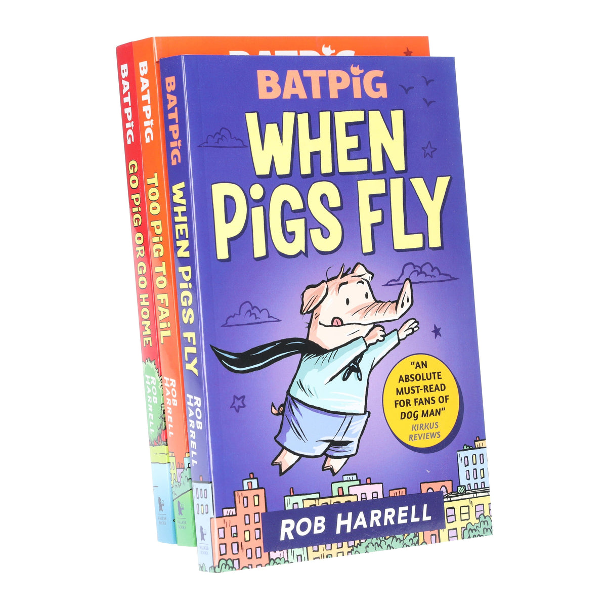 A Batpig Series By Rob Harrell 3 Books Collection Set - Ages 7-9 - Pap ...