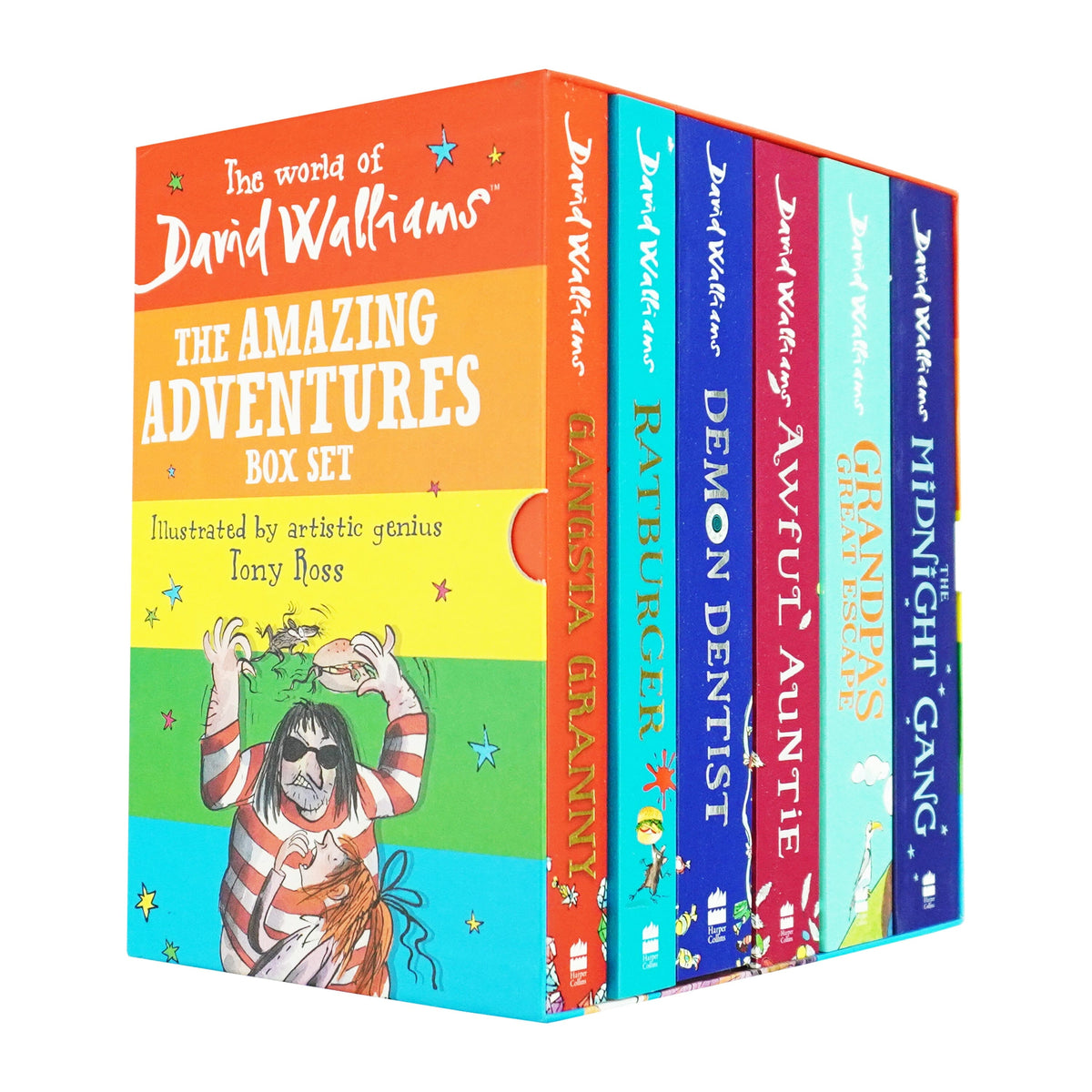 The World of David Walliams: The Amazing Adventures 6 Books Collection ...