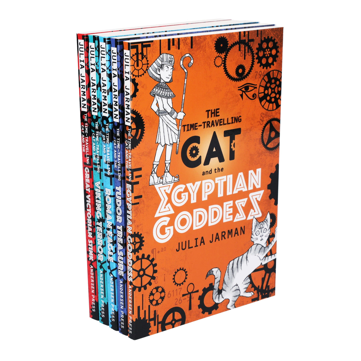 Time-Travelling Cat Series by Julia Jarman 5 Books Collection Set - Ag ...