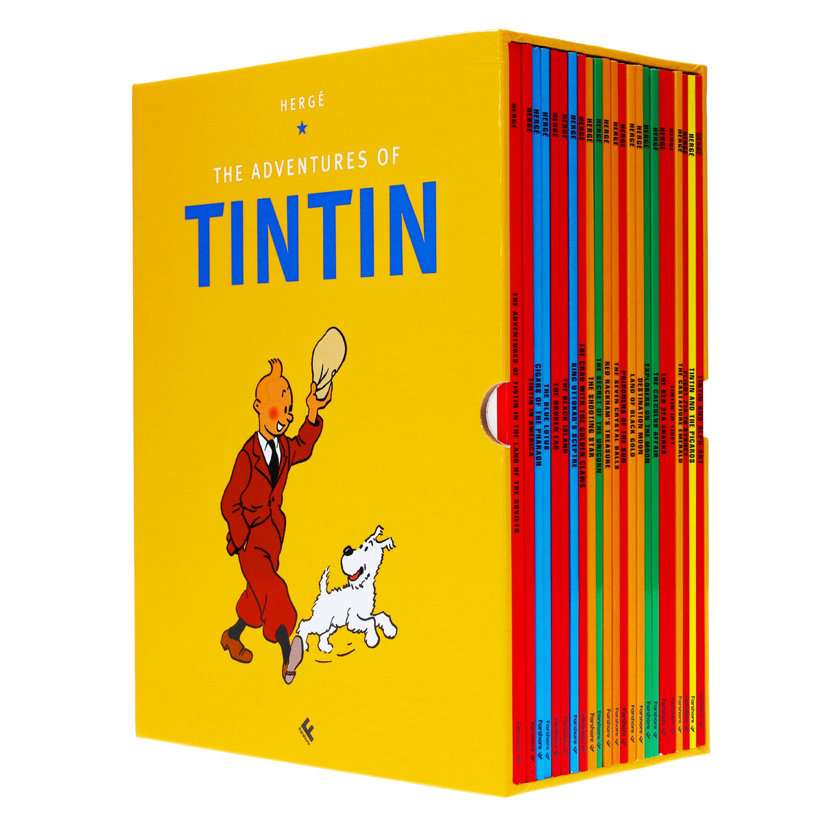 The Adventures of Tintin by Hergé 23 Books — Books2Door