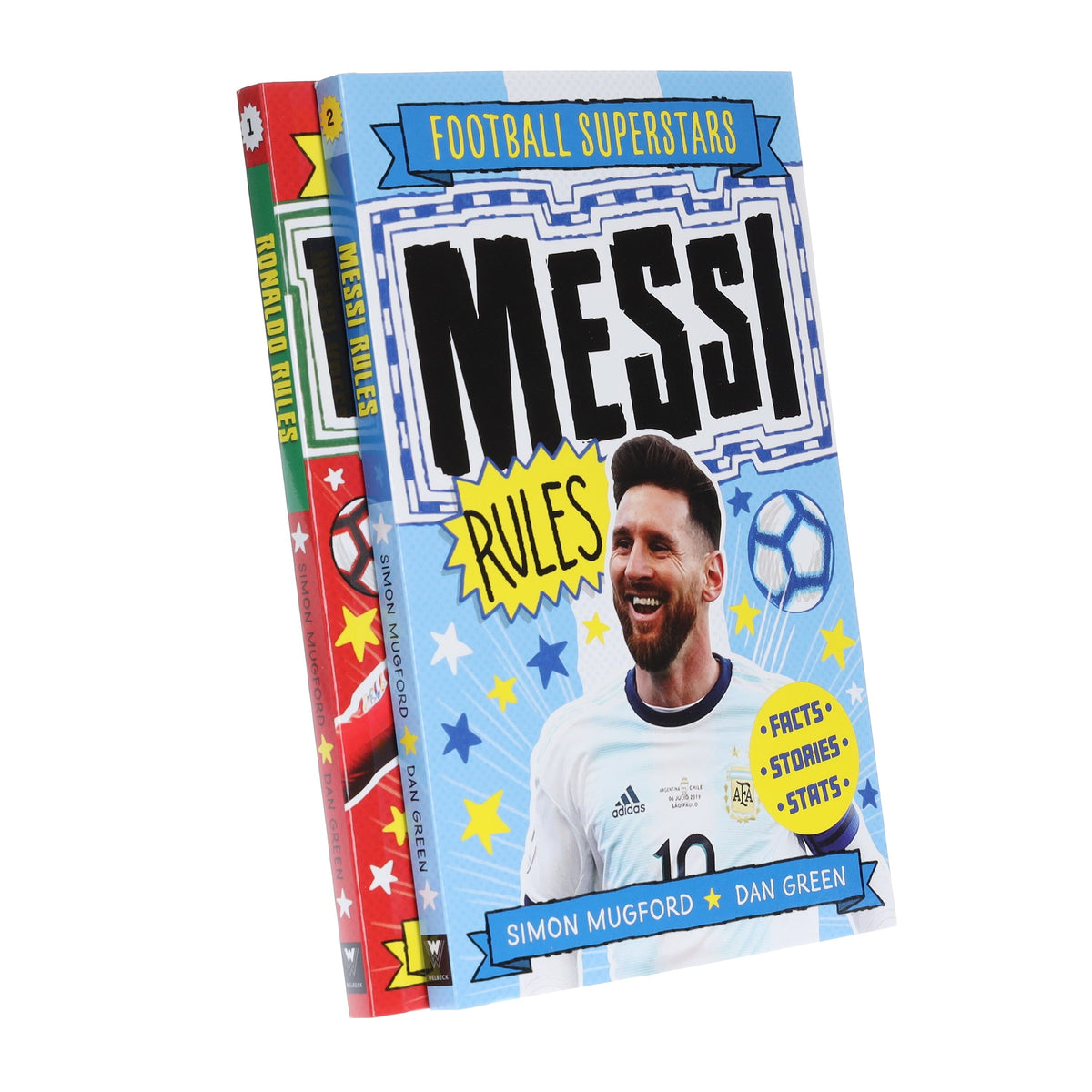 Football Superstars Series 2 Books Collection (MESSI VS RONALDO) By Si ...