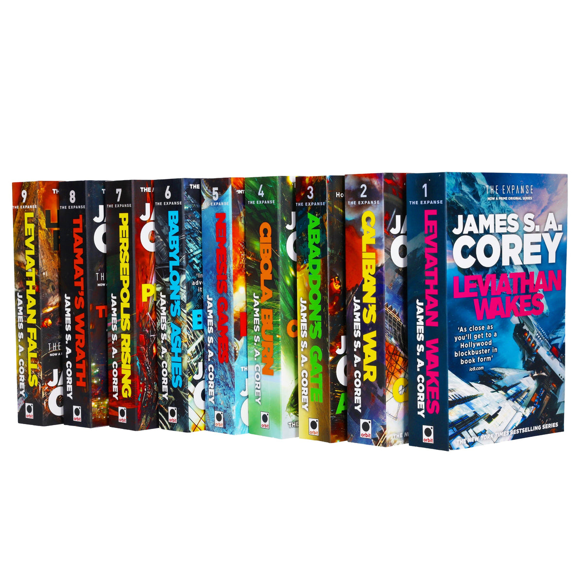 The Expanse Series 9 Books Collection Set by James S. A. Corey - Ficti ...