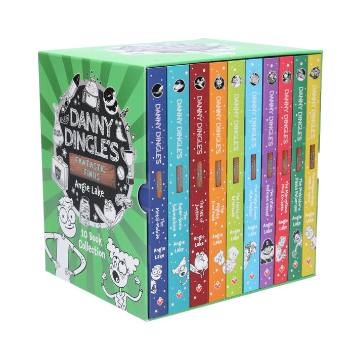 Danny Dingle's Fantastic Finds By Angie Lake 10 Books Collection Box S ...