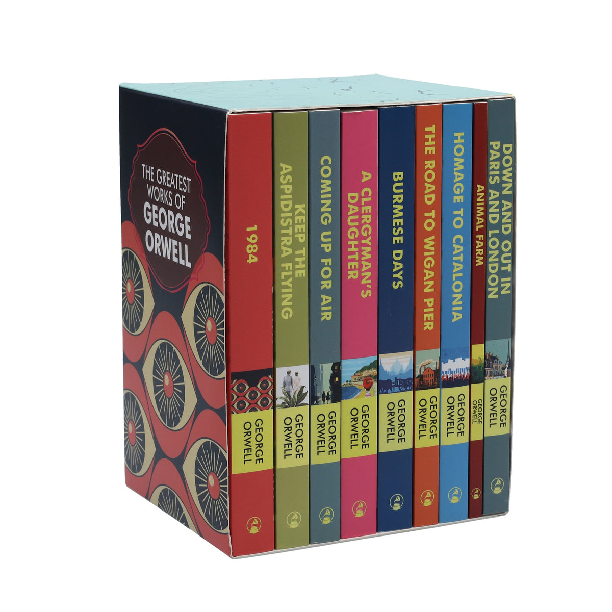 The Greatest Works Of George Orwell 9 Books Collection Box Set - Ficti ...