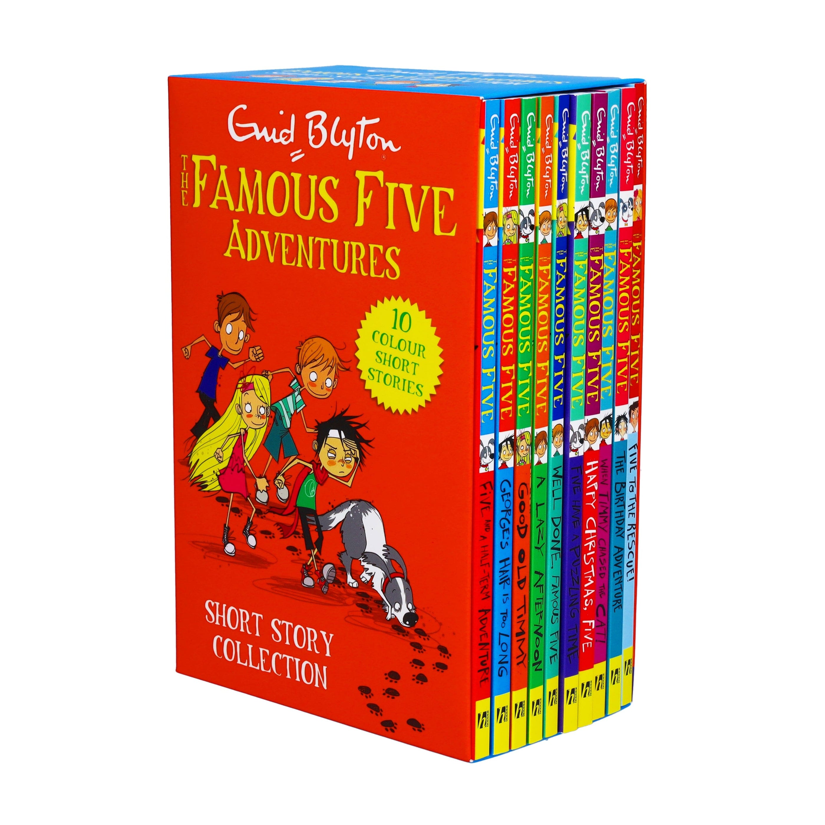 The Famous Five Adventures Short Story Collection 10 Books Box Set By ...