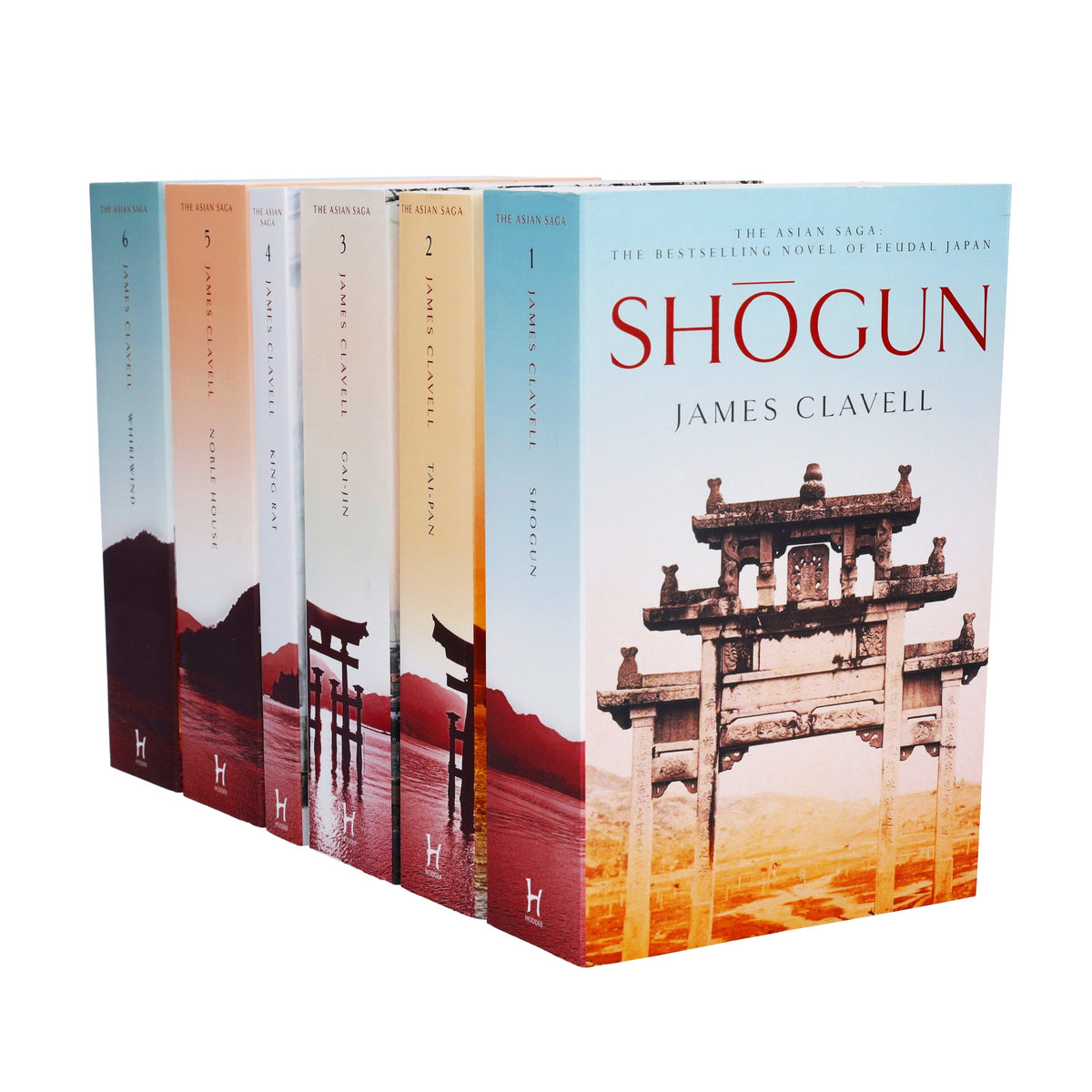 Shogun by James Clavell: The Asian Saga 6 Books Collection Set - Ficti ...