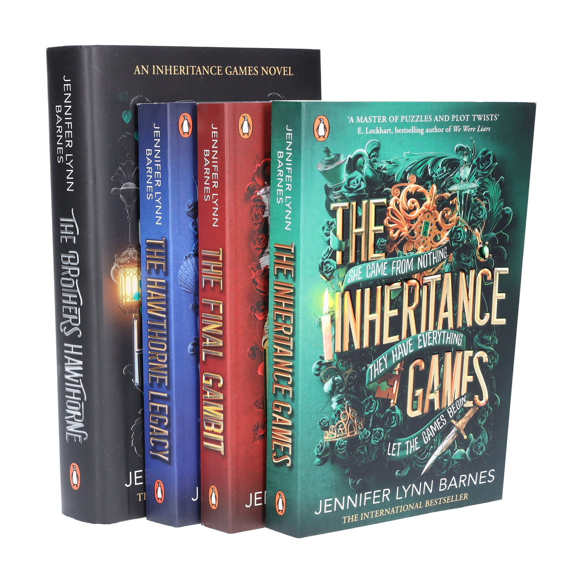 The Inheritance Games Series By Jennifer Lynn Barnes 4 Books Set - Ages ...