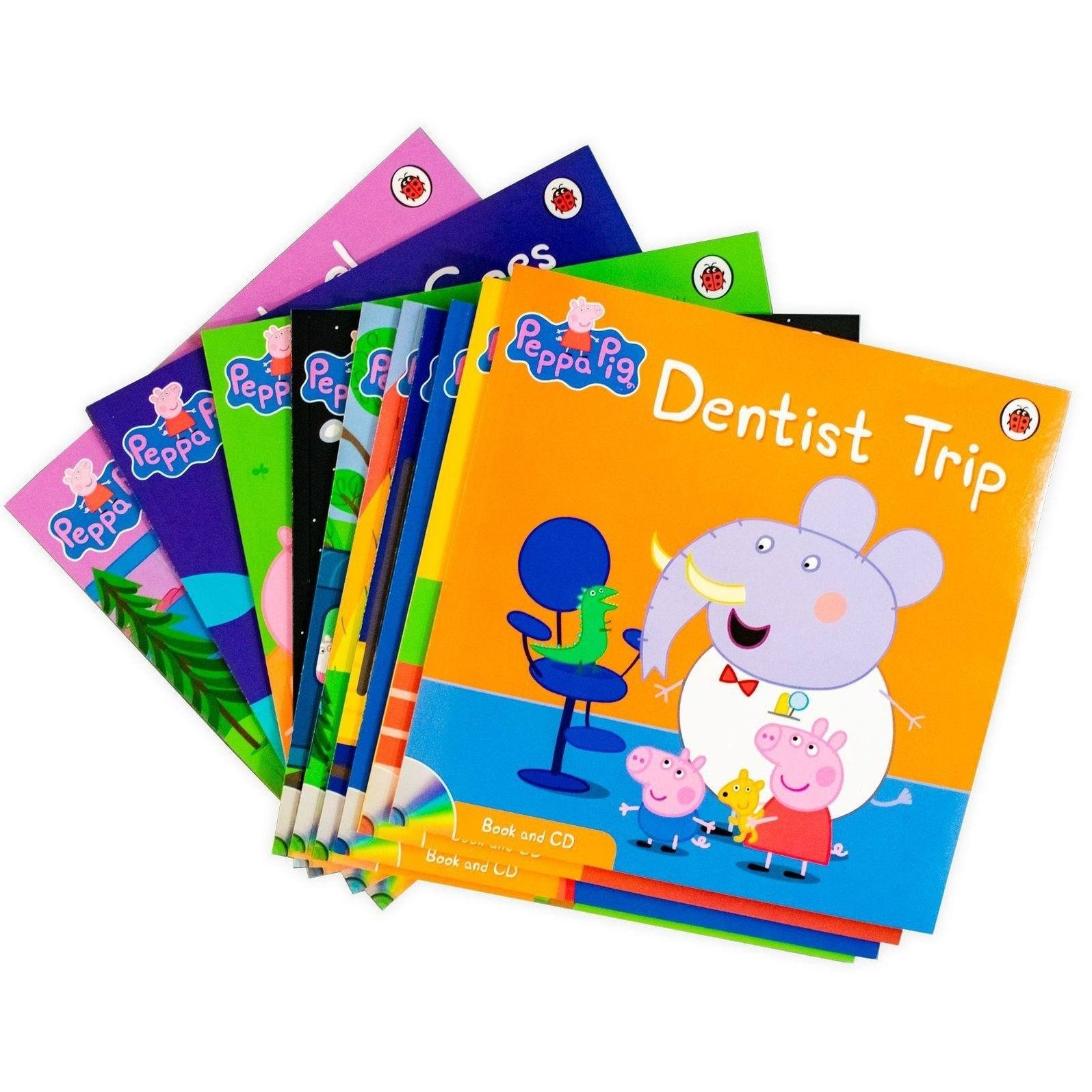 Peppa Pig 10 Books with 10 CDs - Ages 0-5 - Paperback - Neville Astley ...
