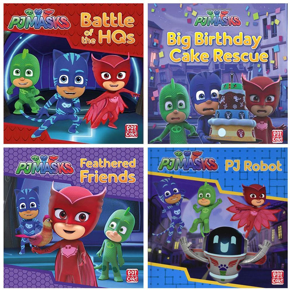 PJ Masks 4 Books Collection Set - Ages 0-5 - Paperback — Books2Door