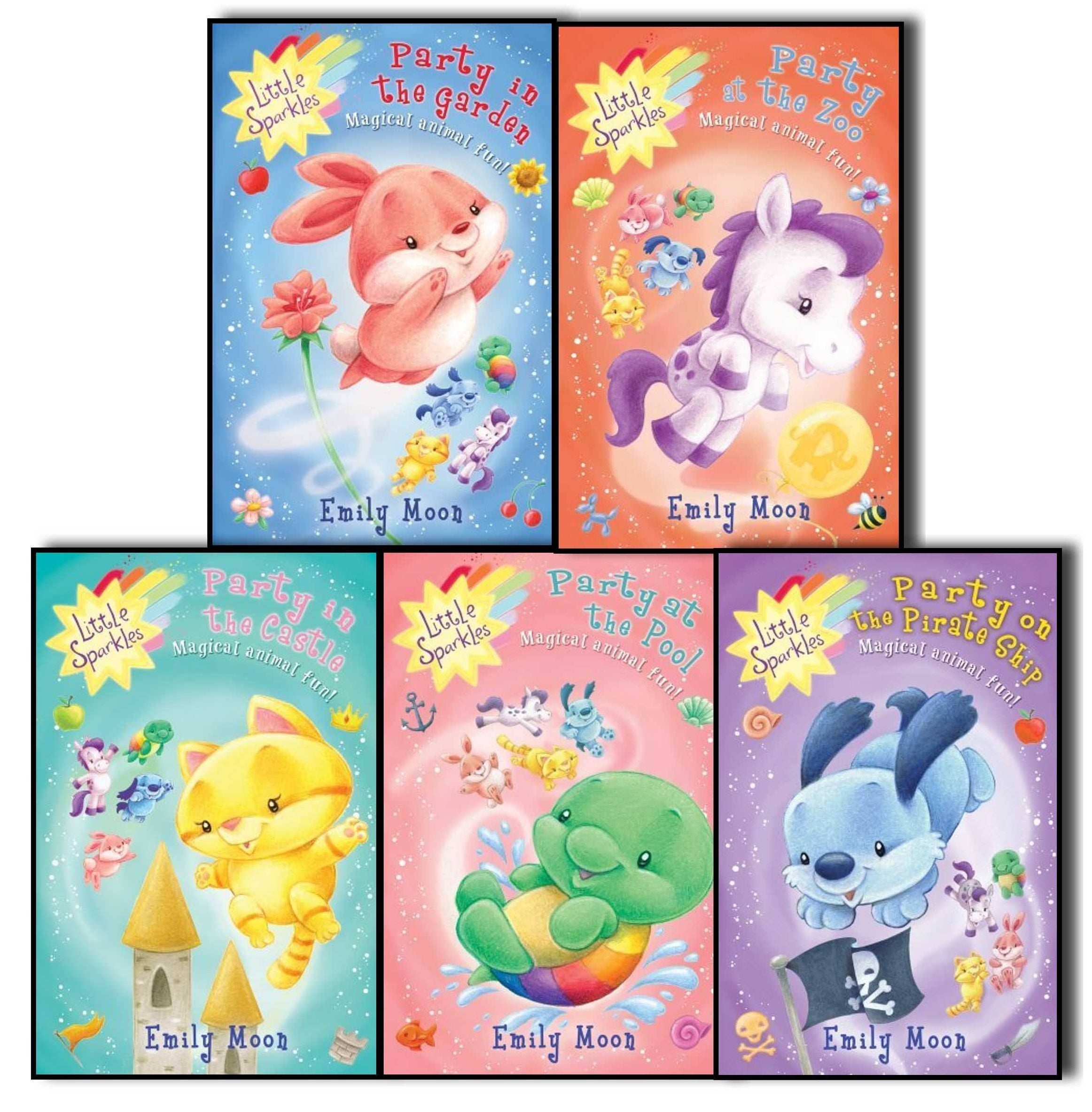 Emily Moon Little Sparkles 5 Books Collection Paperback- Age 5-7 ...
