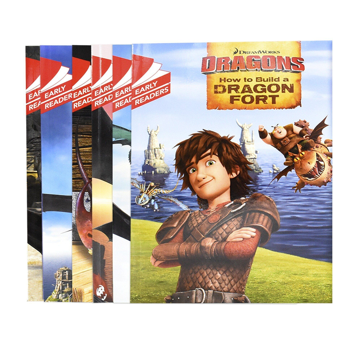 How To Train Your Dragon Early Reader 6 Books Children Set - Ages 5-7 ...