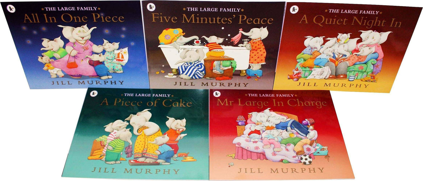 Large Family Collection Jill Murphy 5 Picture Books Set - Ages 3+ - Pa ...