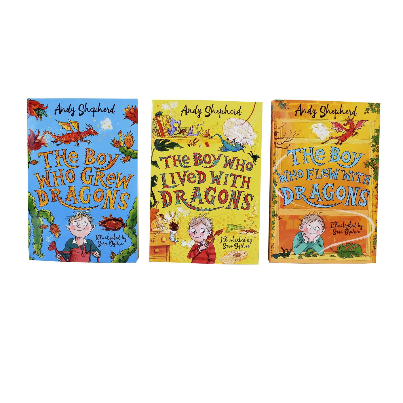 The Boy Who Grew Dragons 3 Books Collection - Ages 5-7 - Paperback - A ...