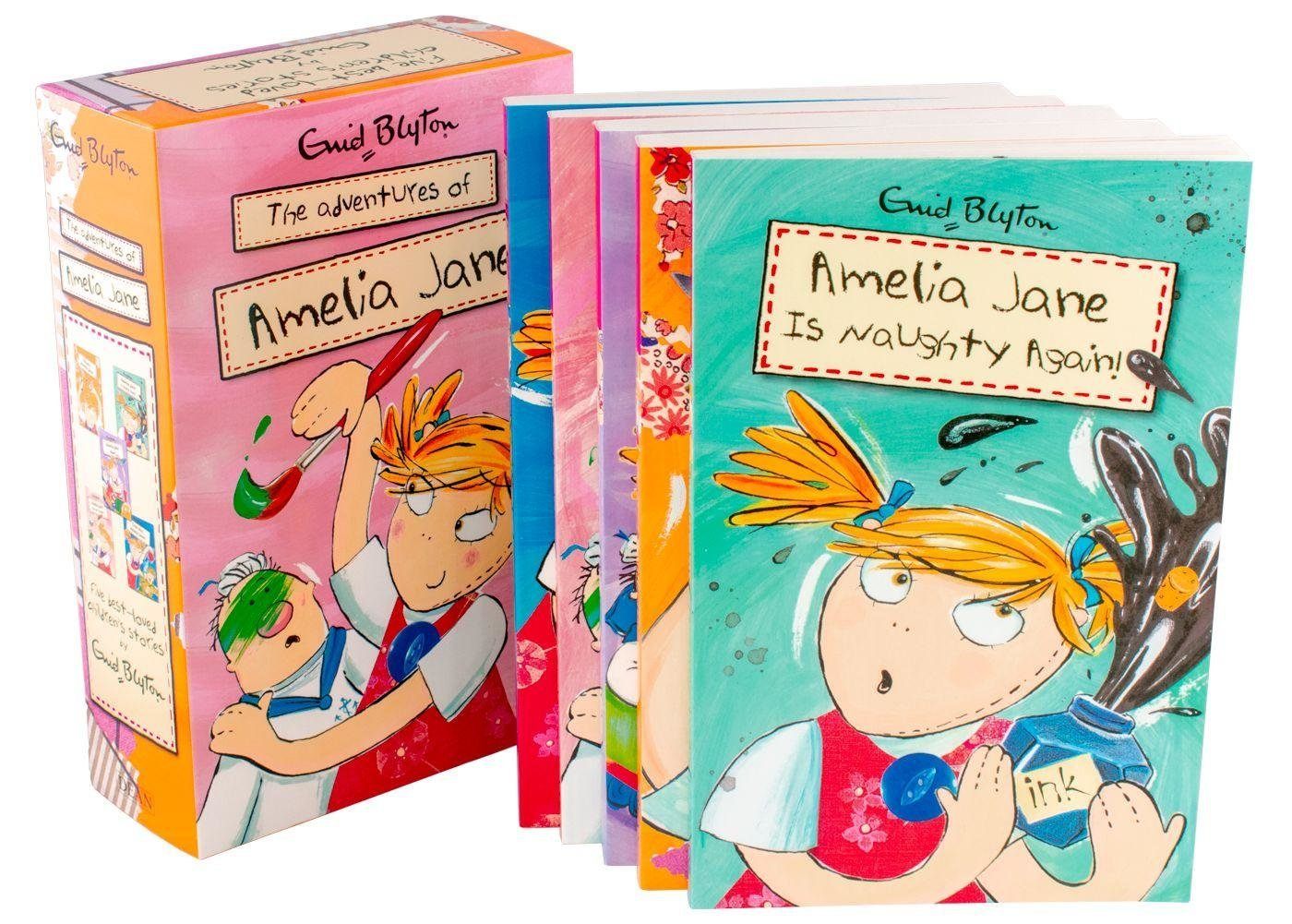 Amelia Jane 5 Books Collection - Ages 7-9 - Paperback - Enid Blyton ...