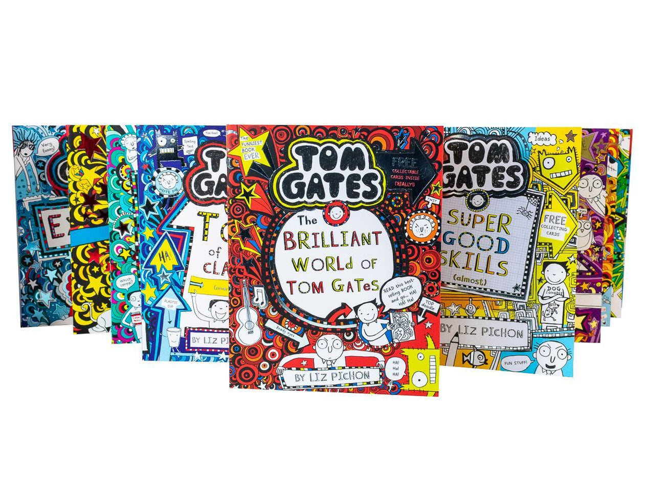 Tom Gates by Liz Pichon: Books 1-10 Collection Set - Ages 7-9 - Paperb ...