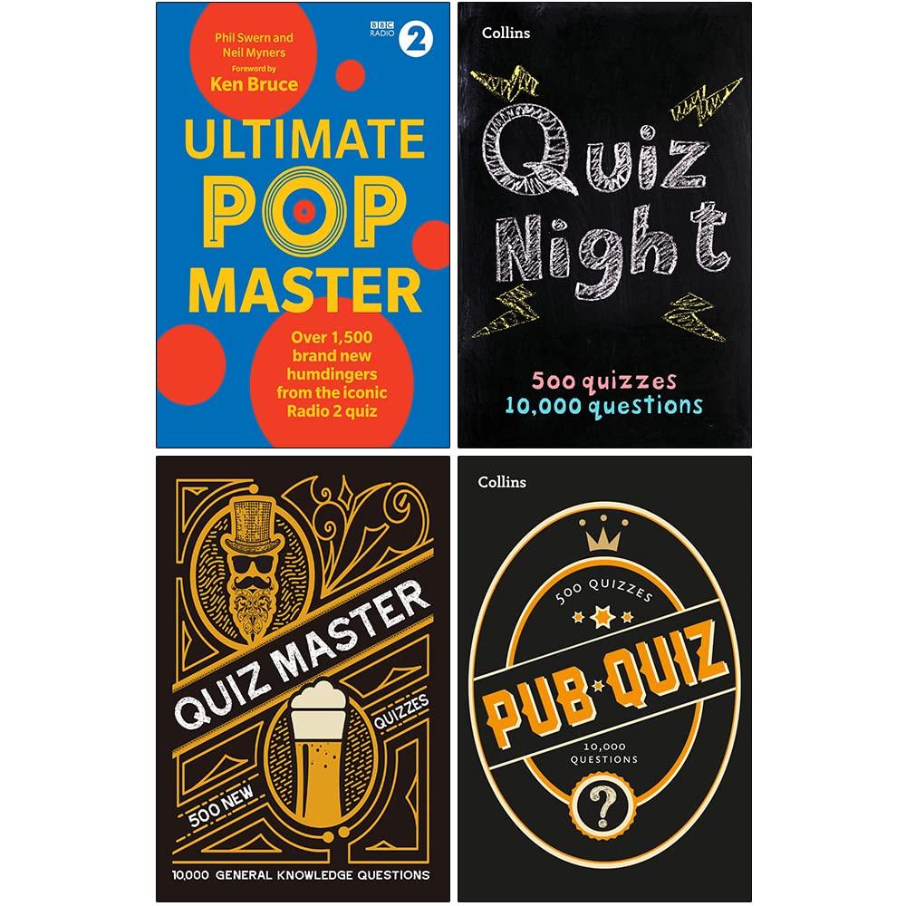 Quiz Puzzles 4 Books Collection Set by Phil Swern & Chris Bradshaw - N ...