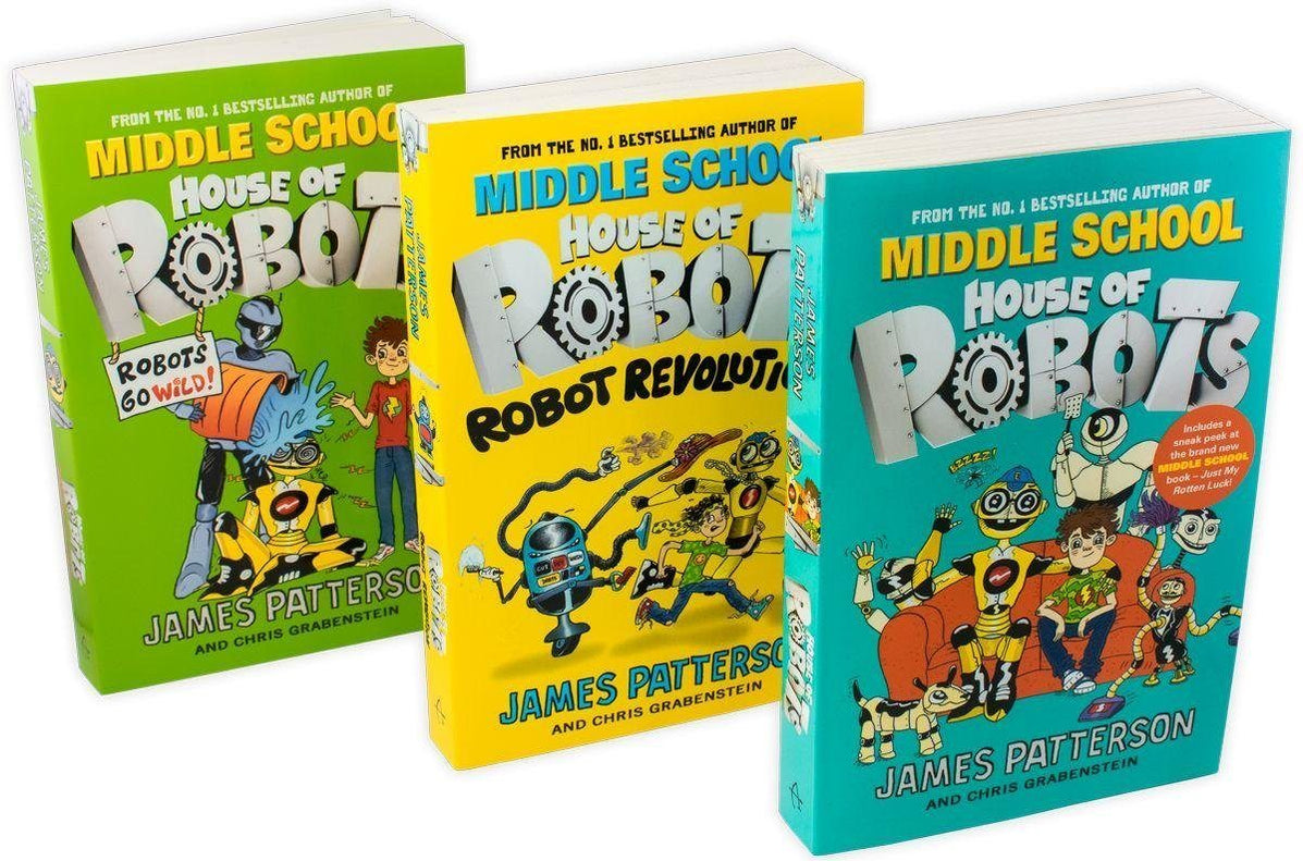House of Robots Series 3 Books Collection Set By James Patterson - Age ...