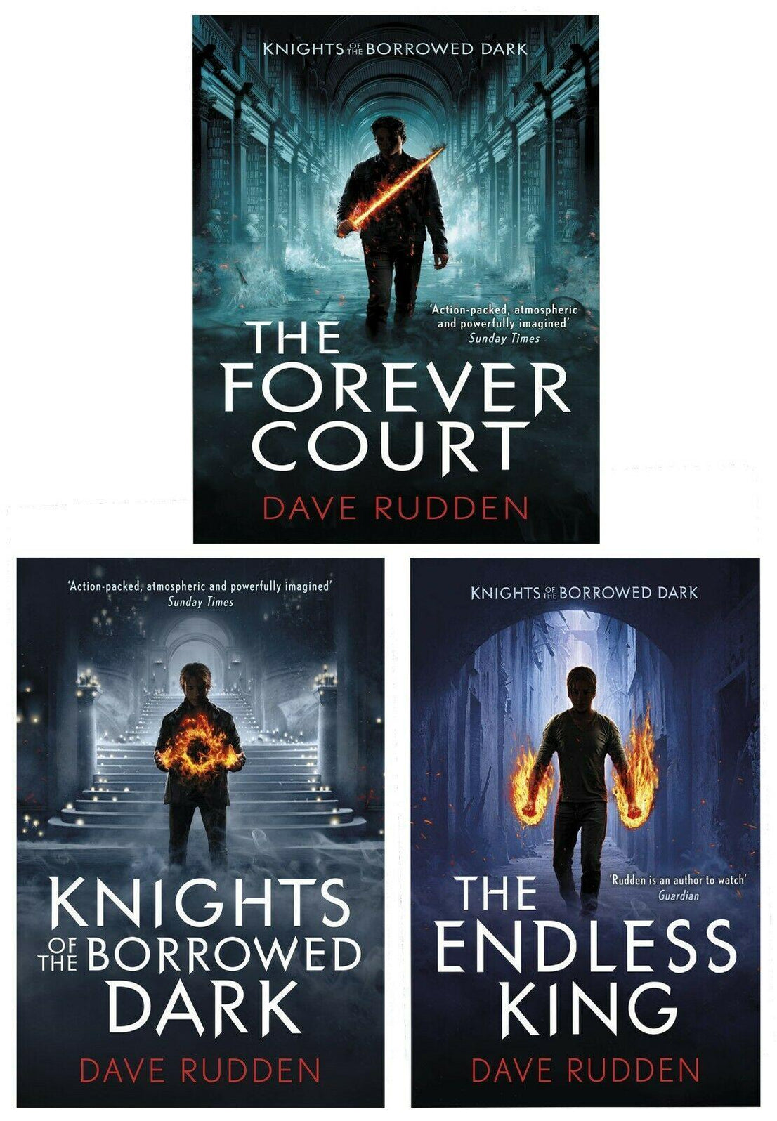 Knights of the Borrowed Dark 3 Books by Dave Rudden - Ages 9-14 - Pape ...