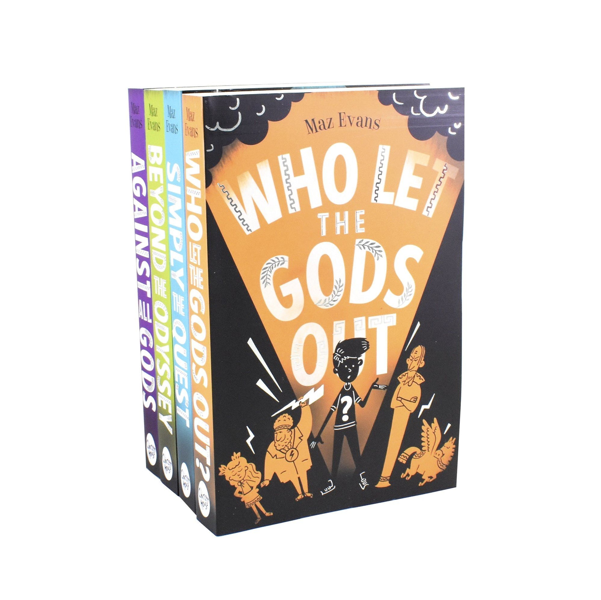 Let the Gods Out By Maz Evans - 4 Books — Books2Door