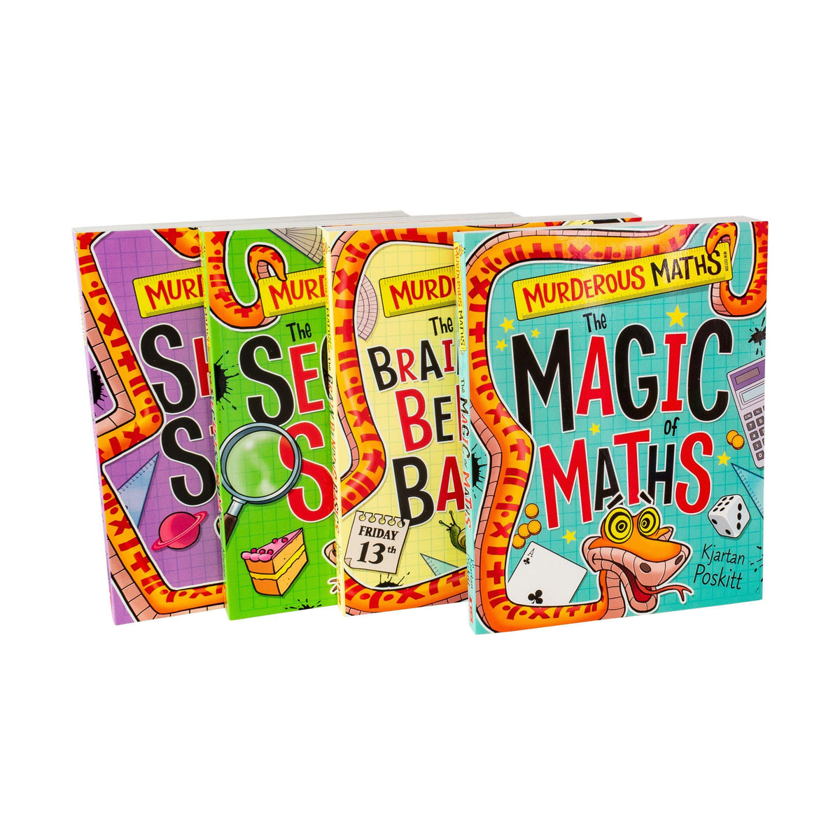 Murderous Maths By Kjartan Poskitt 4 Books — Books2Door