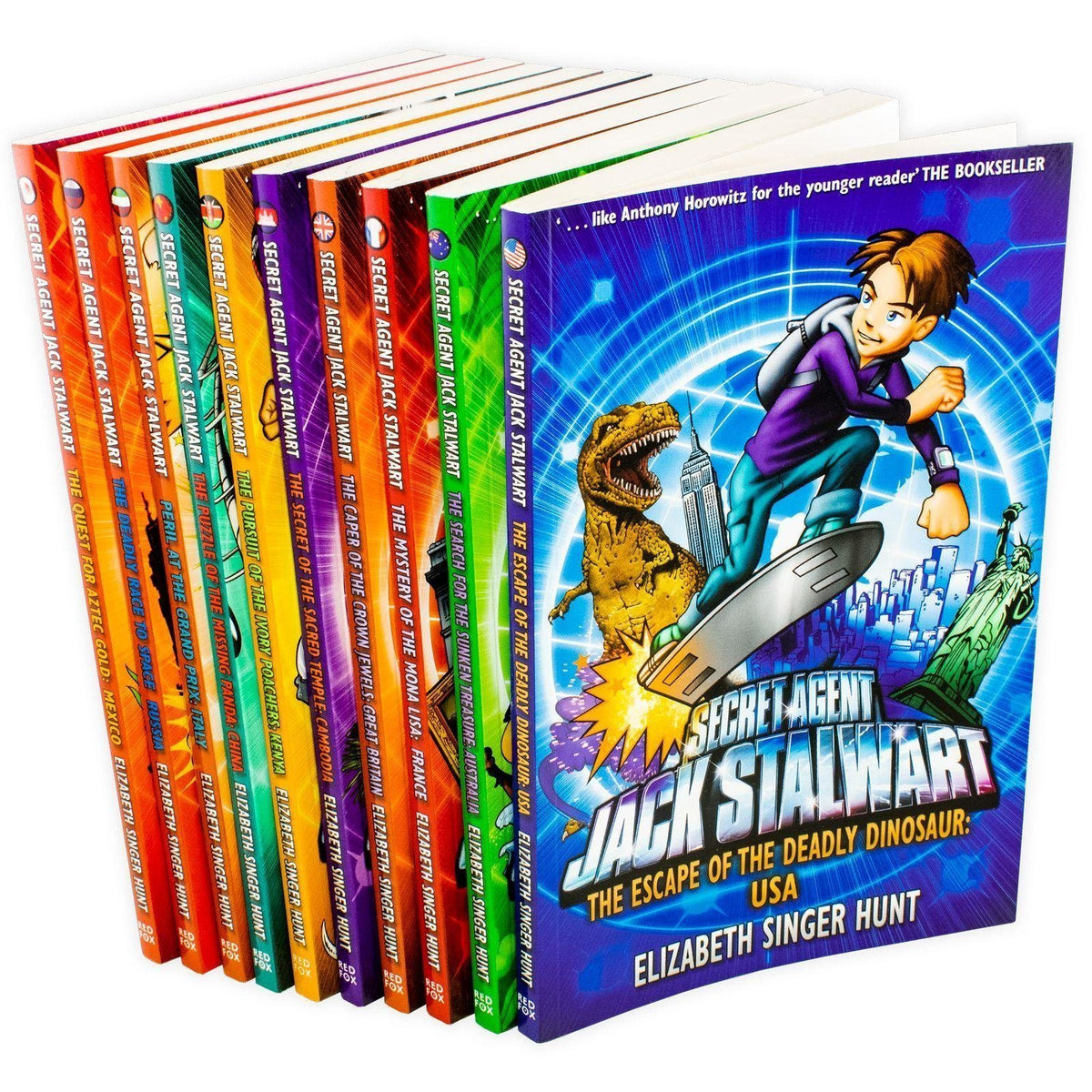 Secret Agent Jack Stalwart 10 Books Collection By Elizabeth Singer Hun ...