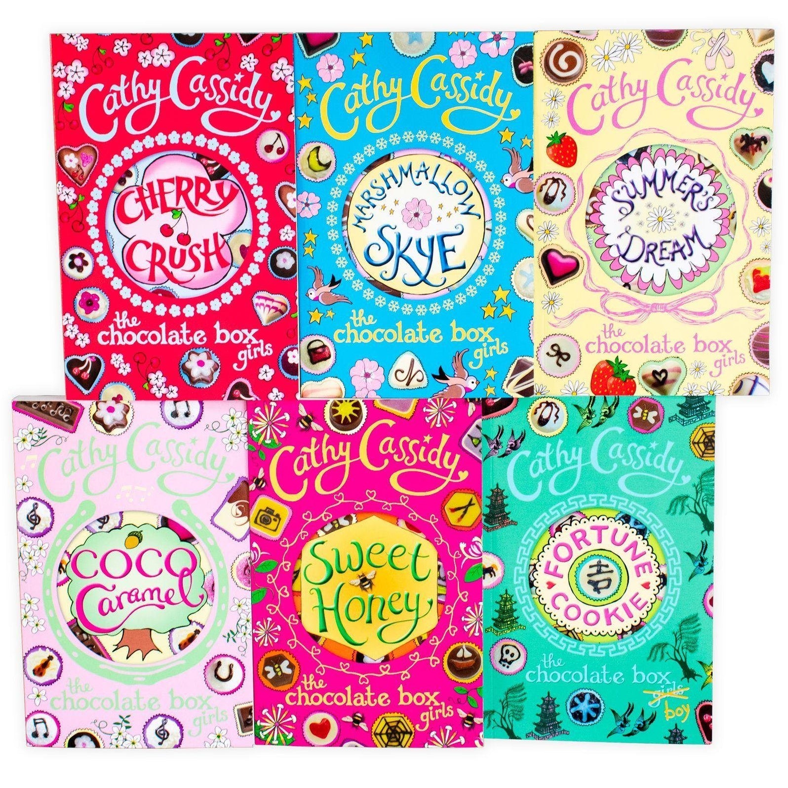 The Chocolate Box Girls Series By Cathy Cassidy 6 Books Collection Set ...