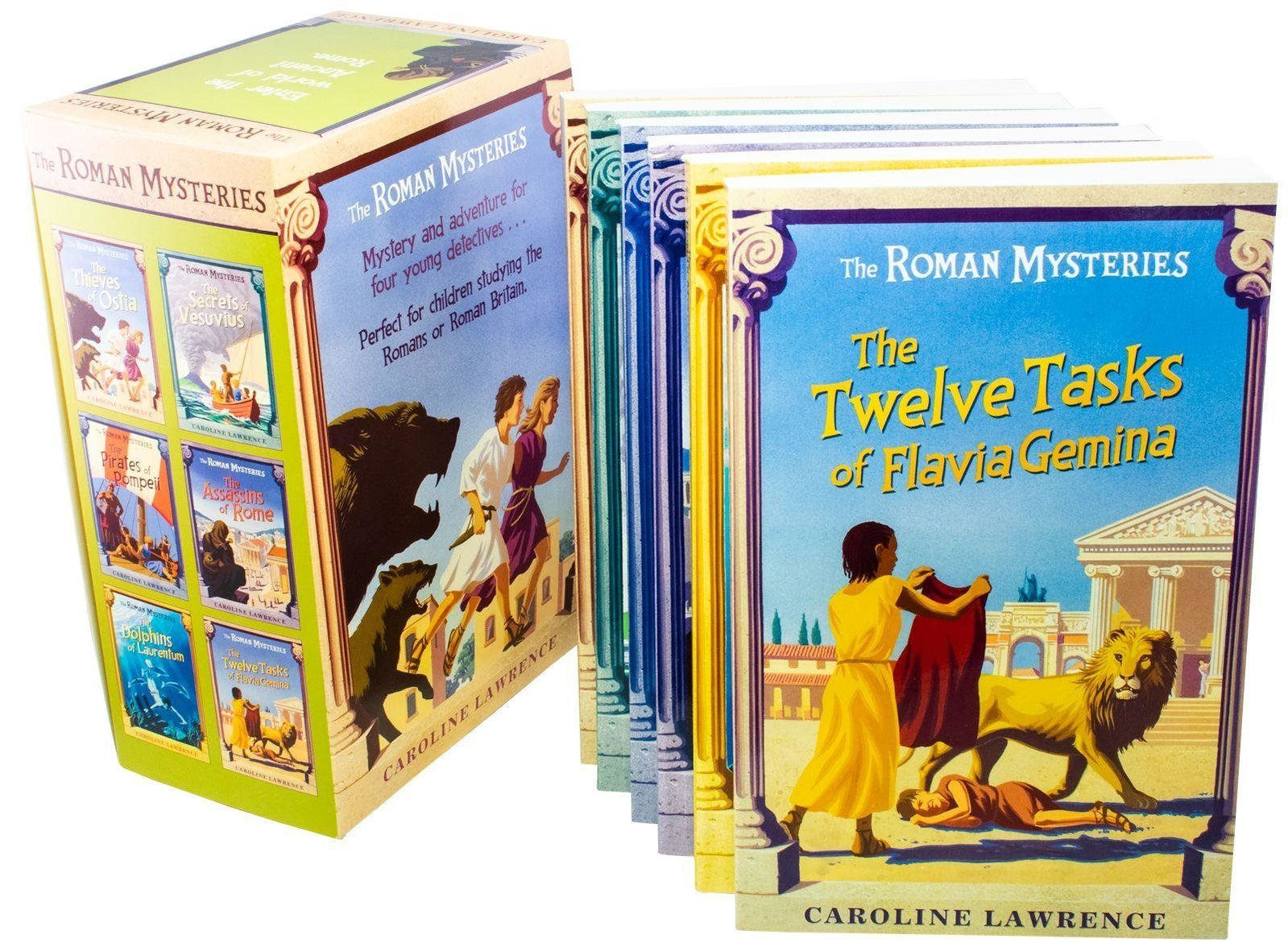 The Roman Mysteries 6 Books Collection By Caroline Lawrence - Ages 9-1 ...