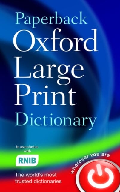Paperback Oxford Large Print Dictionary by Oxford Languages — Books2Door