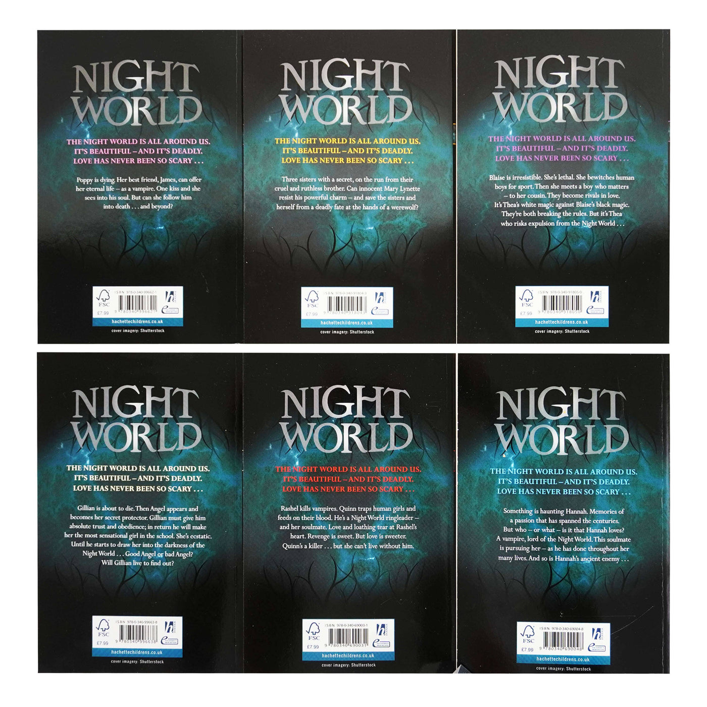 Night World Series by L J Smith 6 Books Collection Box Set - Ages 6-11 ...
