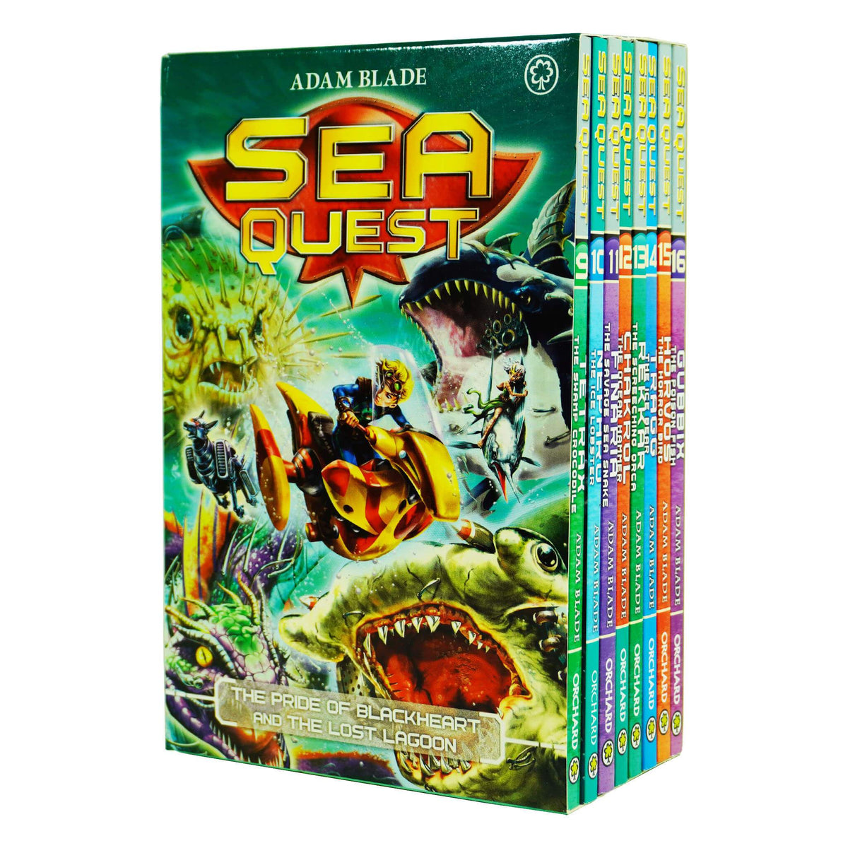Sea Quest Series (3 & 4) Collection 8 Books Box Set By Adam Blade - Ag ...