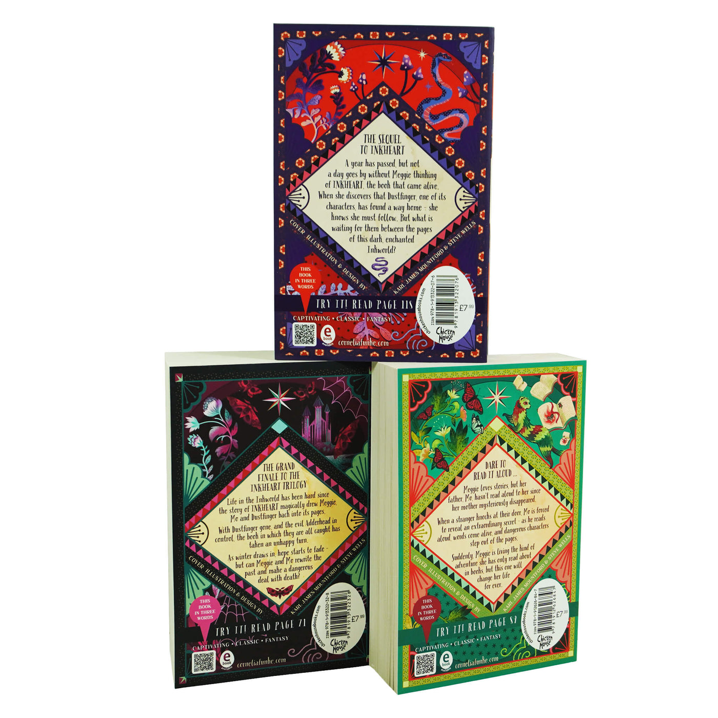 Inkheart Trilogy By Cornelia Funke Collection 3 Book Set - Ages 8-14 ...