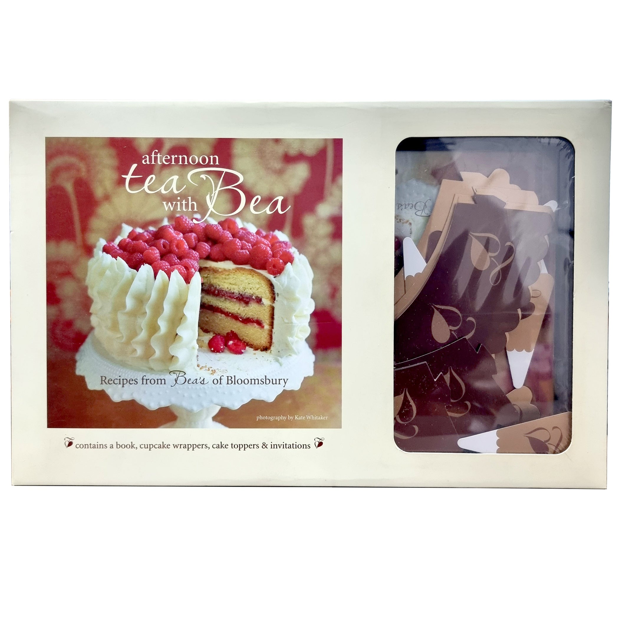 Afternoon Tea with Bea Book With Cupcake Wrappers, Cake toppers & invi ...