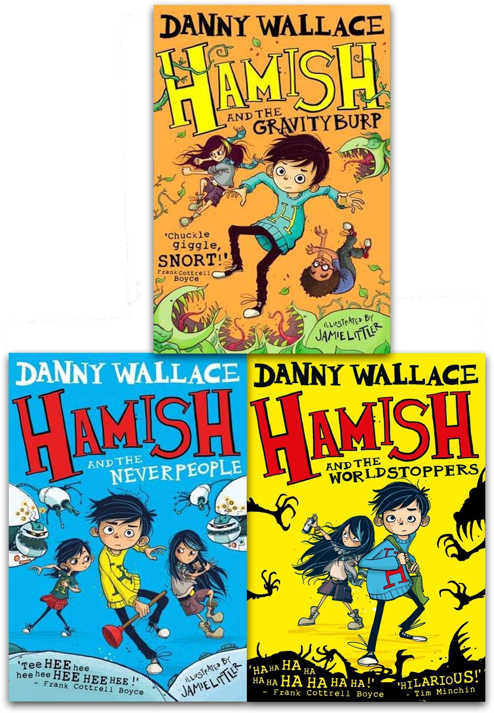 Danny Wallace's Collection Hamish Series Set of 3 Books - Ages 9+ - Pa ...