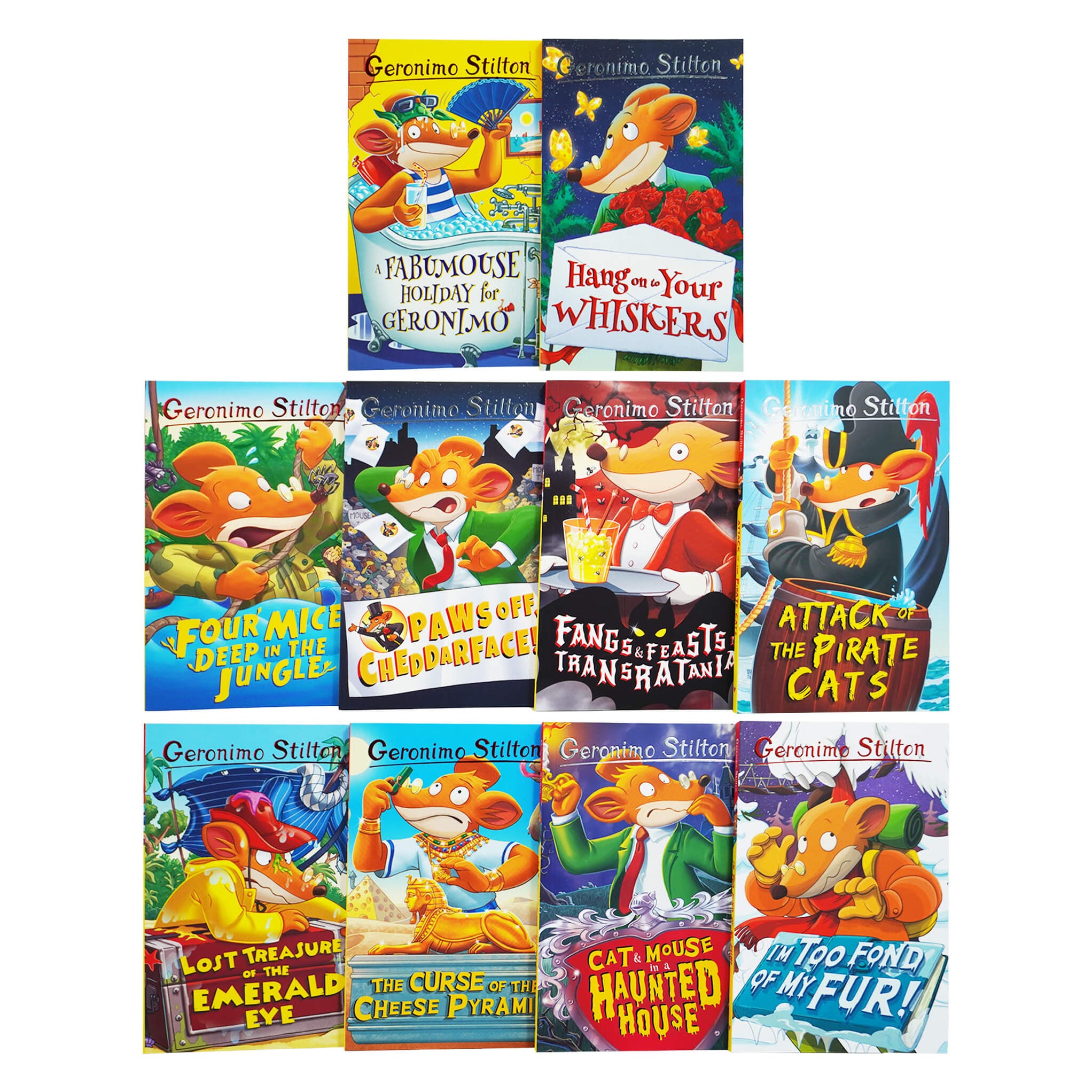 Geronimo Stilton Collection 10 Books (Series 1) Box Set - Ages 5-7 - P ...