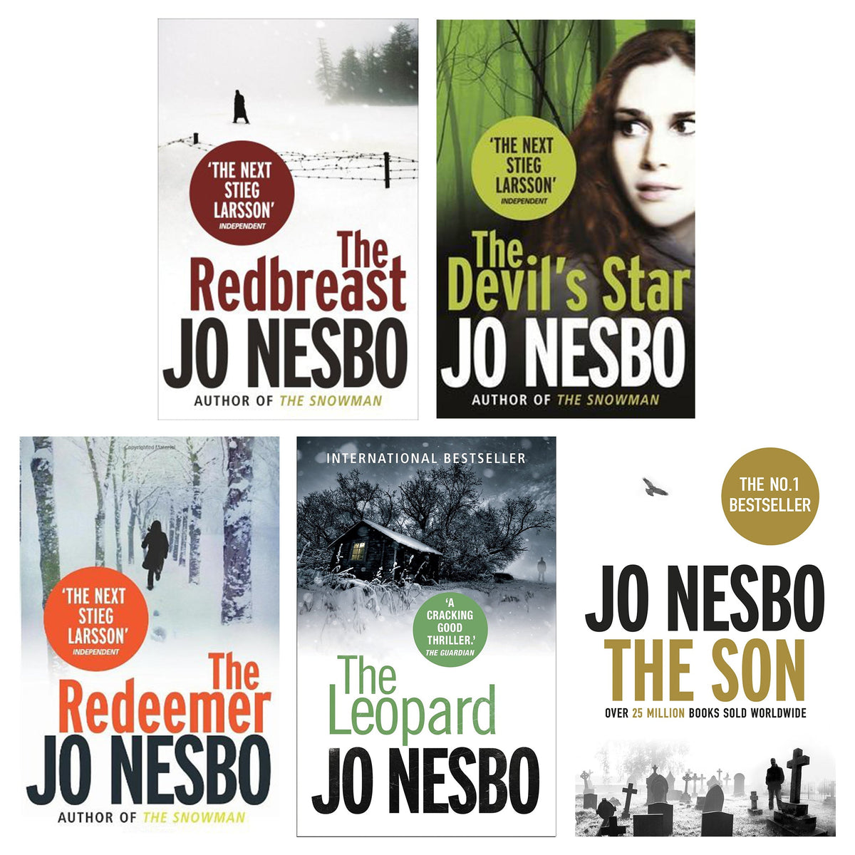 Jo Nesbo 5 Books Collection Set - Fiction - Paperback — Books2Door